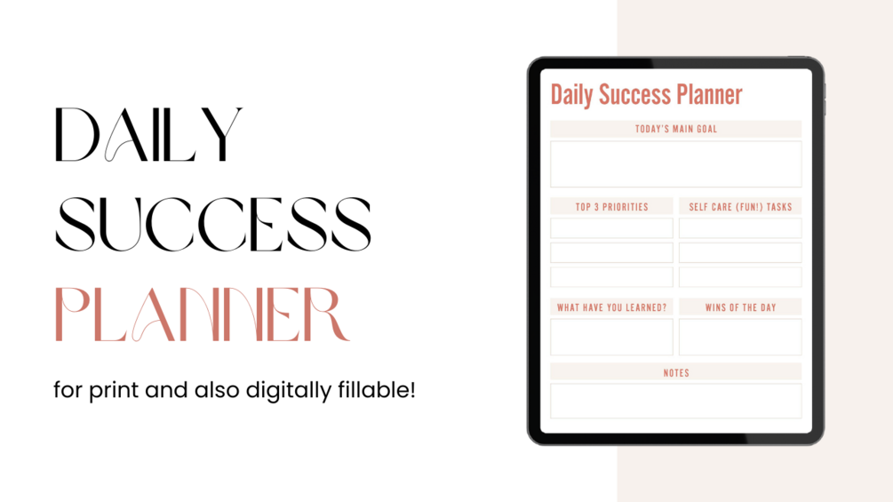 Daily Success Planner