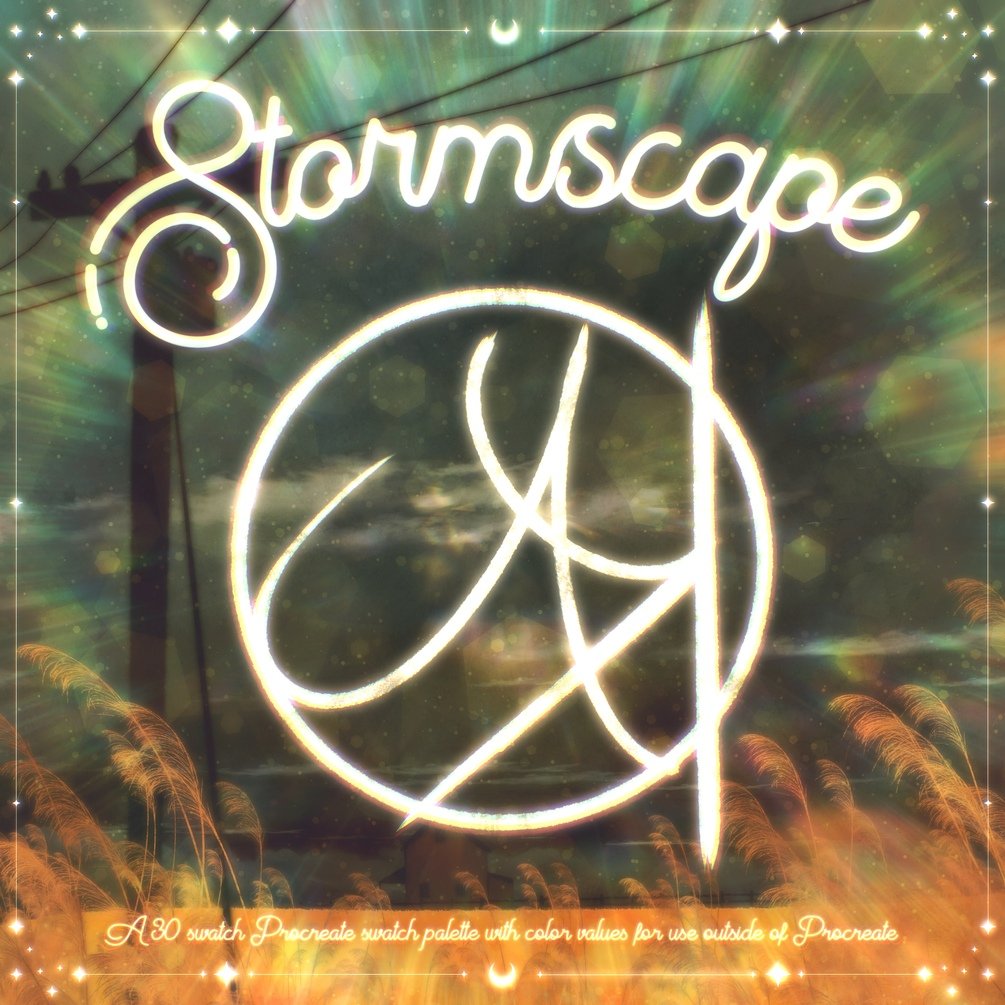 Stormscape: A Procreate Swatch Palette