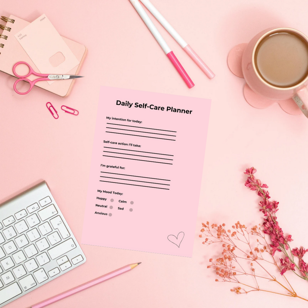 Self-Care Planner for Mental Health | Daily Intentions | Gratitude ...