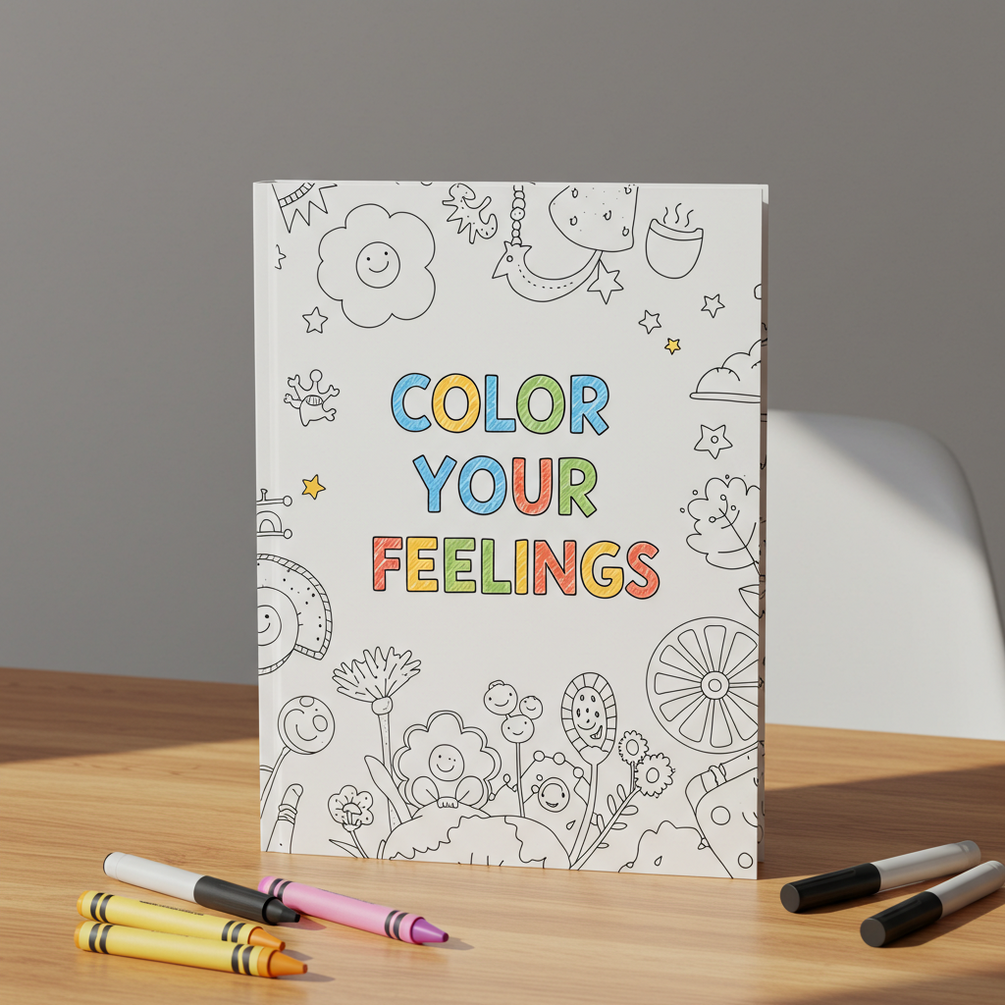 Color Your Feelings – Printable Emotional Coloring Book for Kids