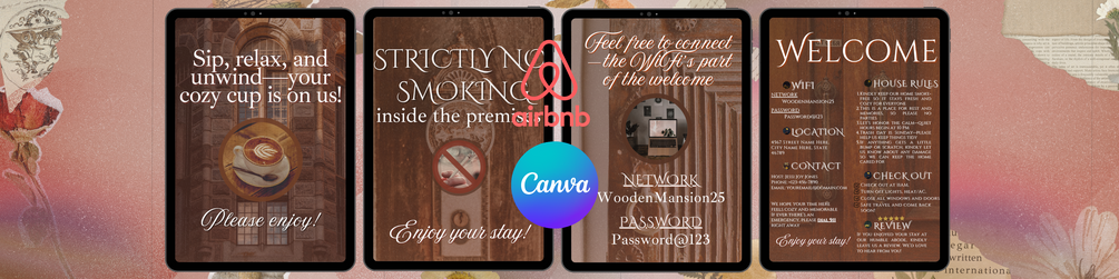 Airbnb Welcome Signage | Rustic Wood Home Welcome Sign | Home Rental ...