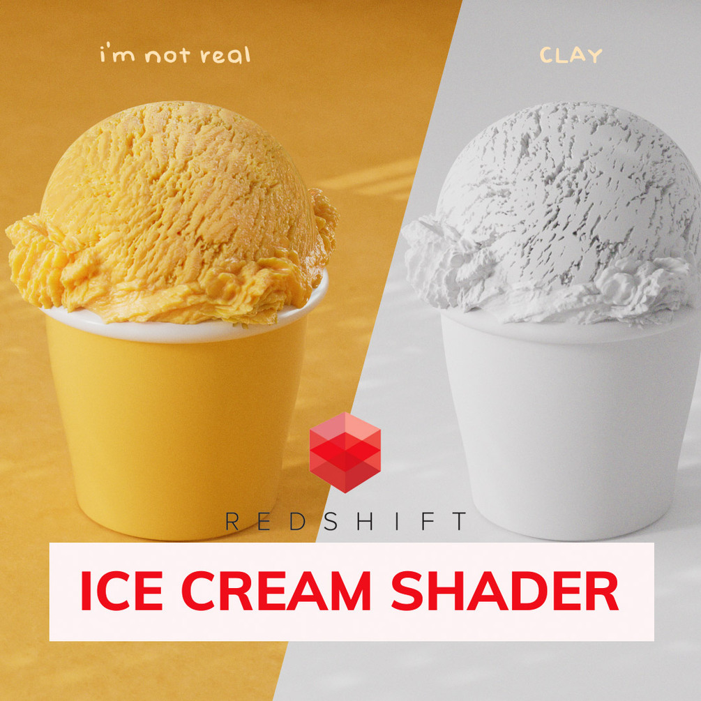 ICeCream SHADER FOR REDSHIFT (FREE)