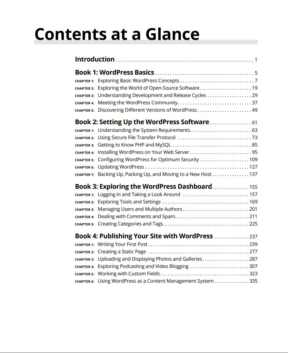 Wordpress All-In-One for Dummies