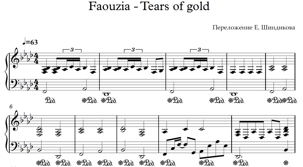 Faouzia - Tears of gold