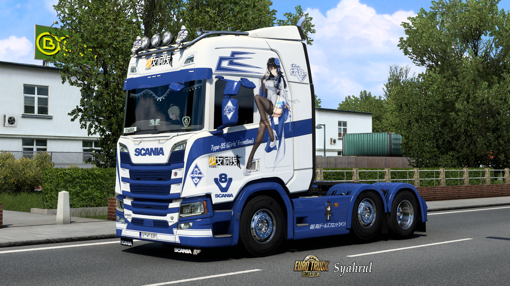 [ETS2] Scania R NG Type-95 - Girls' Frontline [Truck Skin Only]