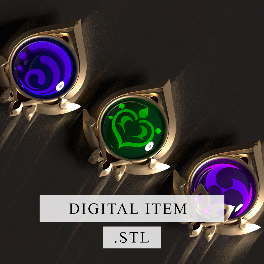 Genshin Impact - Sumeru Vision [ 3d file .stl ]