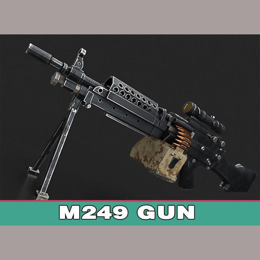 M249 machine gun