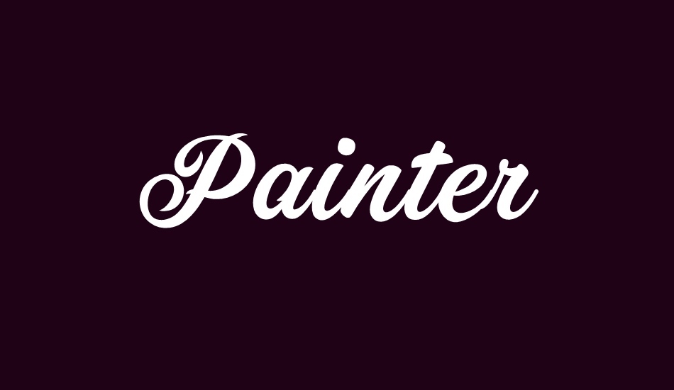 Painter PERSONAL USE ONLY font
