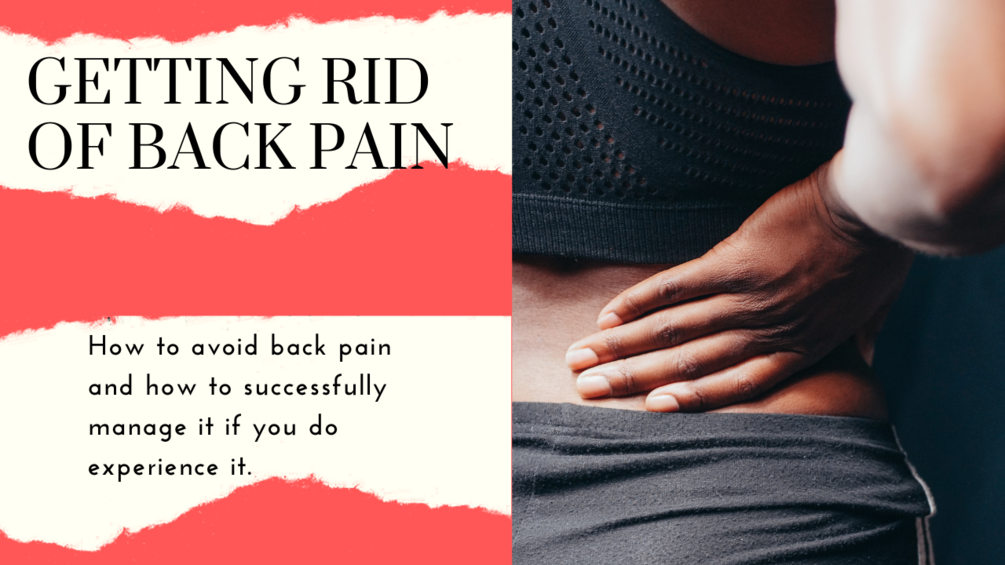 How to avoid back pain and how to successfully manage it if you do ...