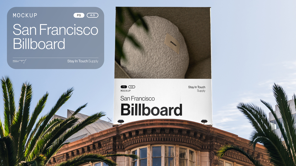 San Francisco Billboard / PSD Mockup 4