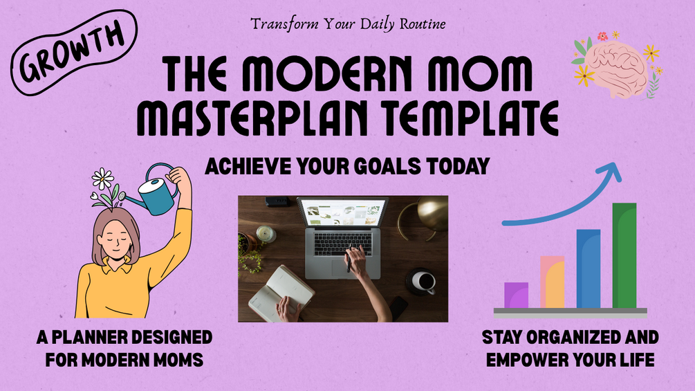 The Modern Mom Masterplan | Hero Mom Planner | Notion template