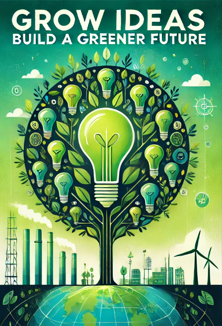 Grow Ideas Build A Greener Future. Notebook. 100 pp.