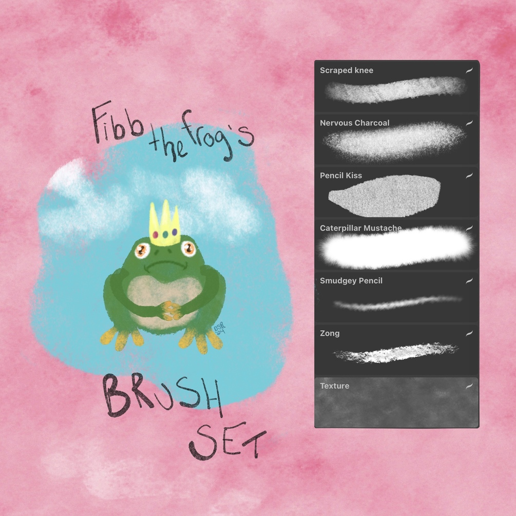 Fibb the Frog’s Brush Set
