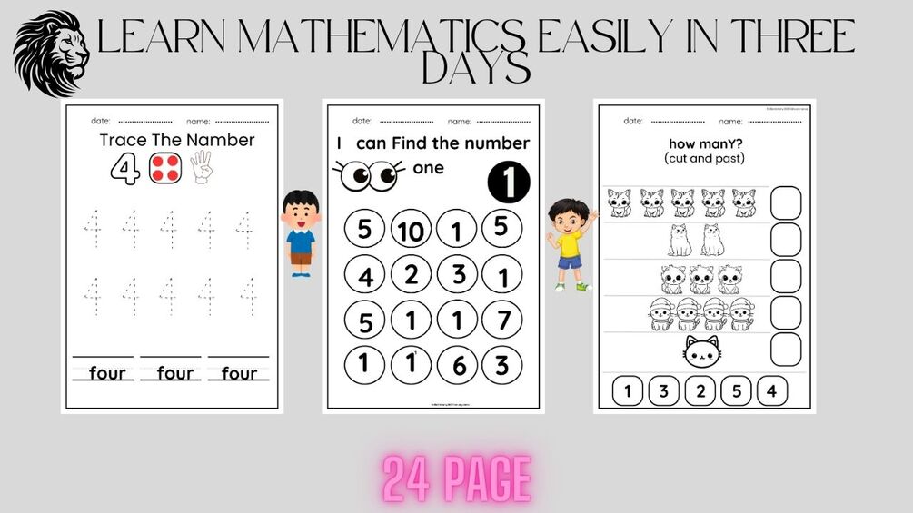 24 pages to learn mathematics easily