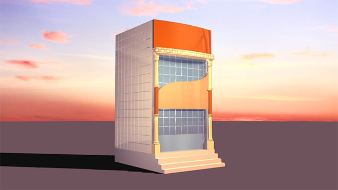 SHOP BUILDING MODEL