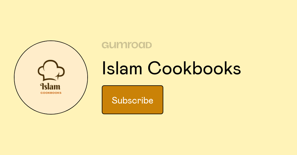 Islam Cookbooks