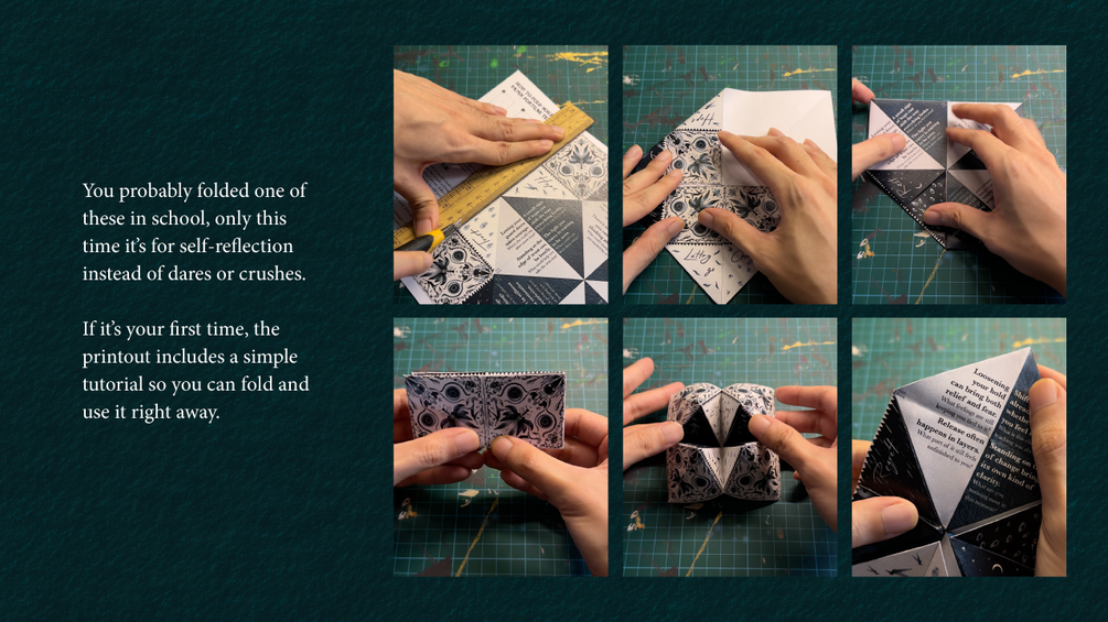 Paper Fortune Teller: A Guide for Self-Reflection