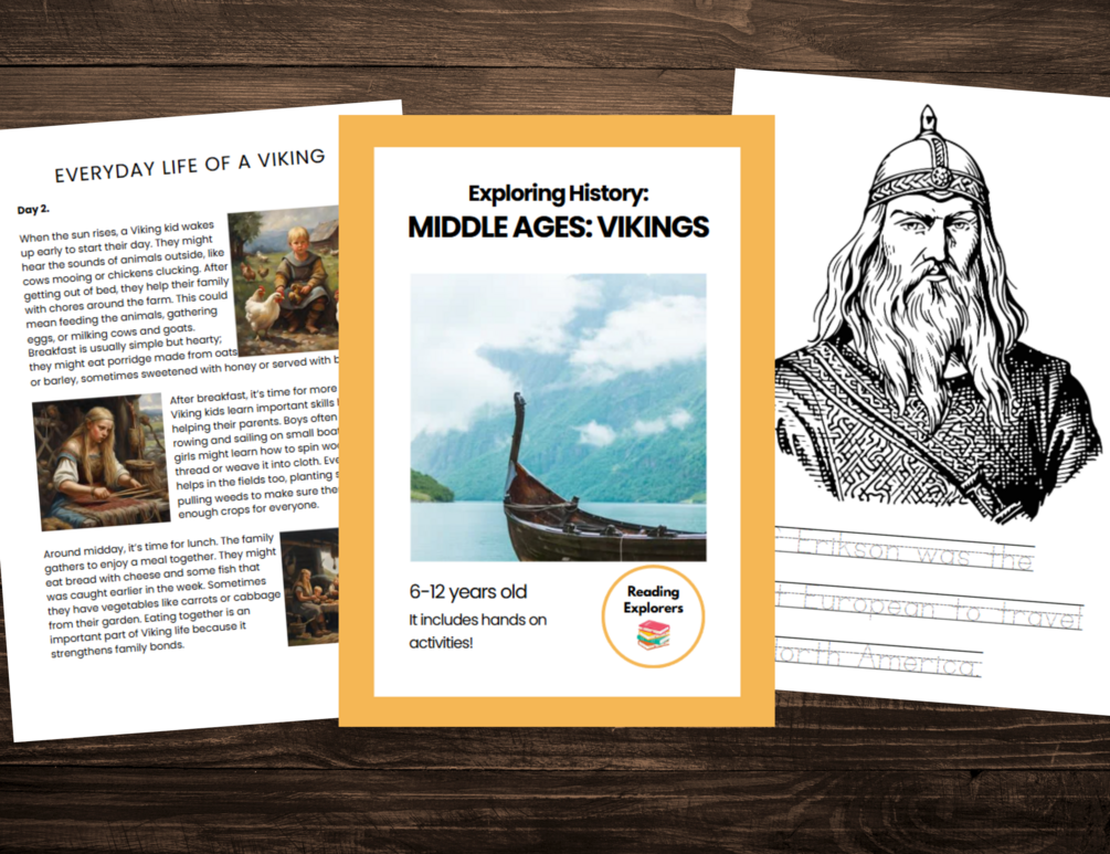 Vikings | Middle Ages | History Unit Study | 6-12 Years old | Family ...