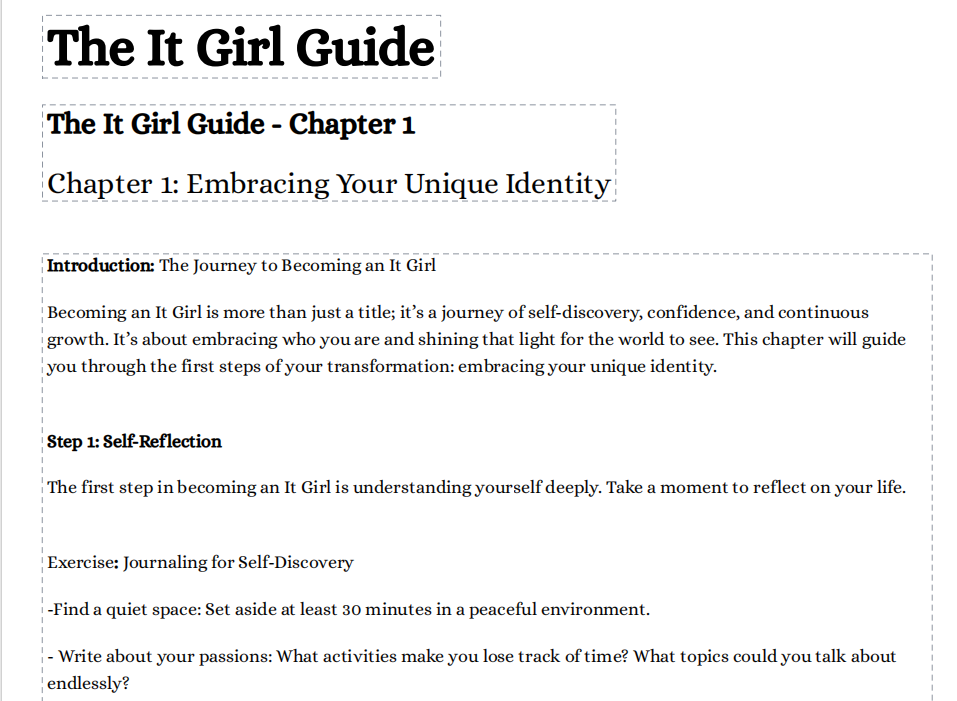 The It Girl Guide