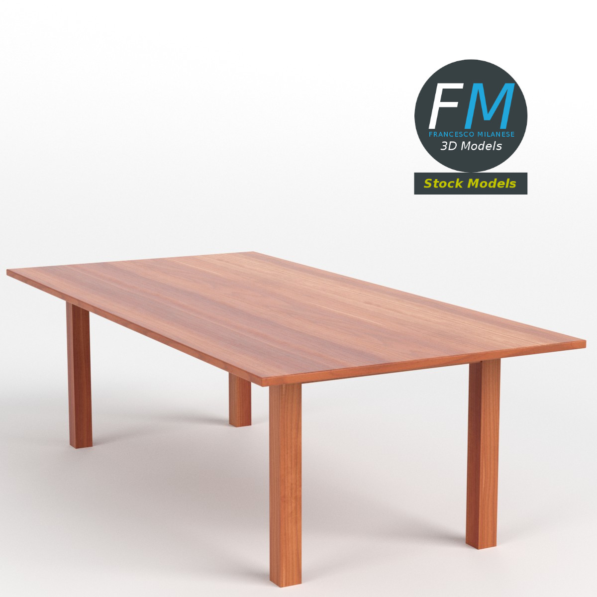 3D MODEL - Table desk 17