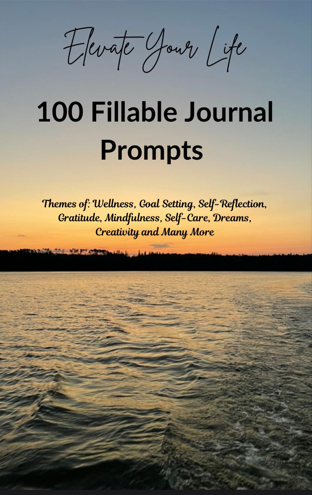 100 fillable journal prompts