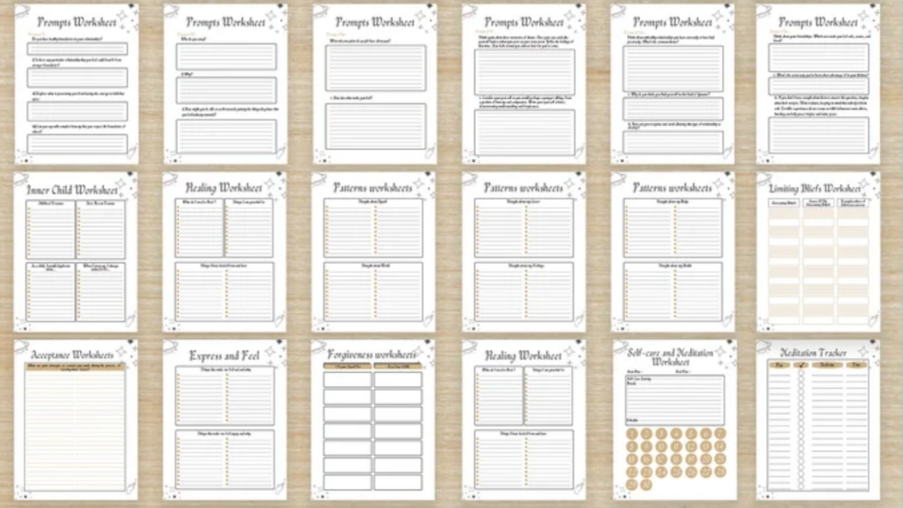 Shadow work guided journal With Prompts 100 pages PDF, 8.5x11 ...