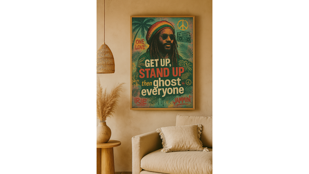 Rasta Poster – Reggae Vibes Wall Art