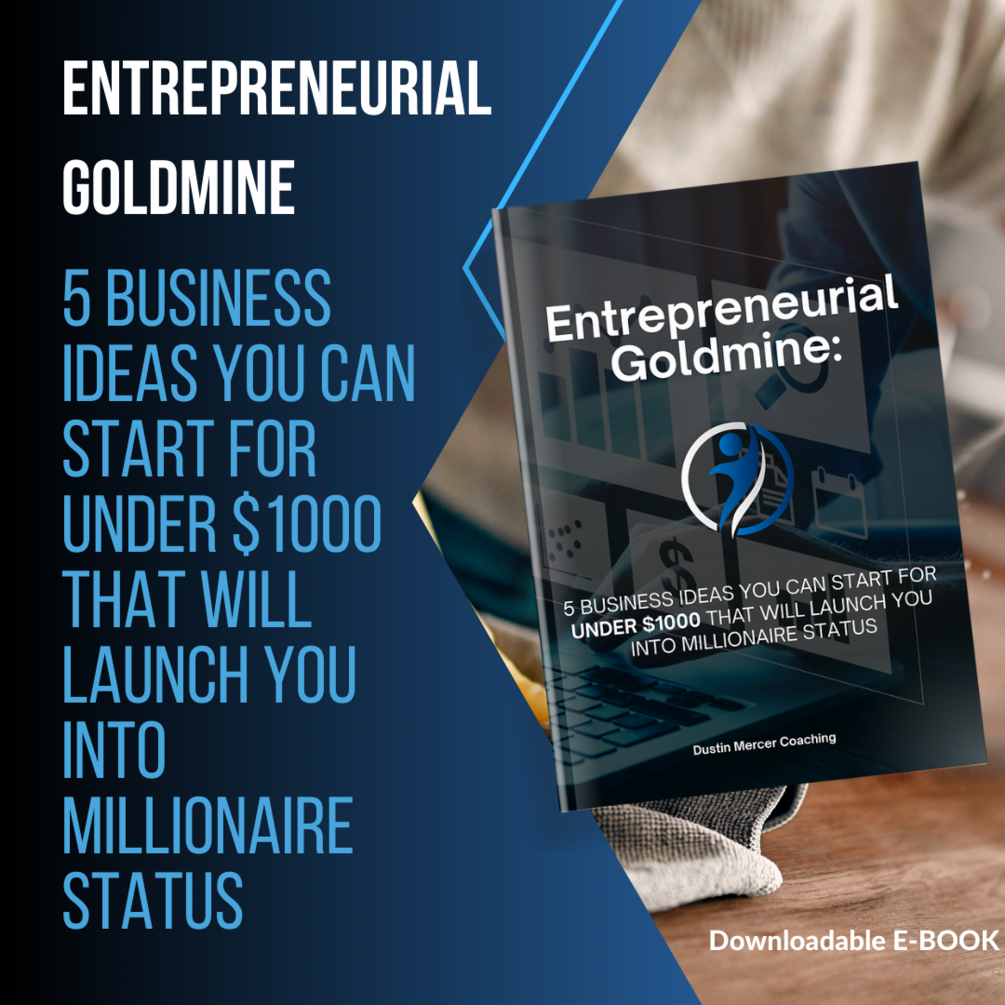 Entrepreneurial Goldmine: 5 Business Ideas You Can Start For Under $1000 That Will Launch You ...