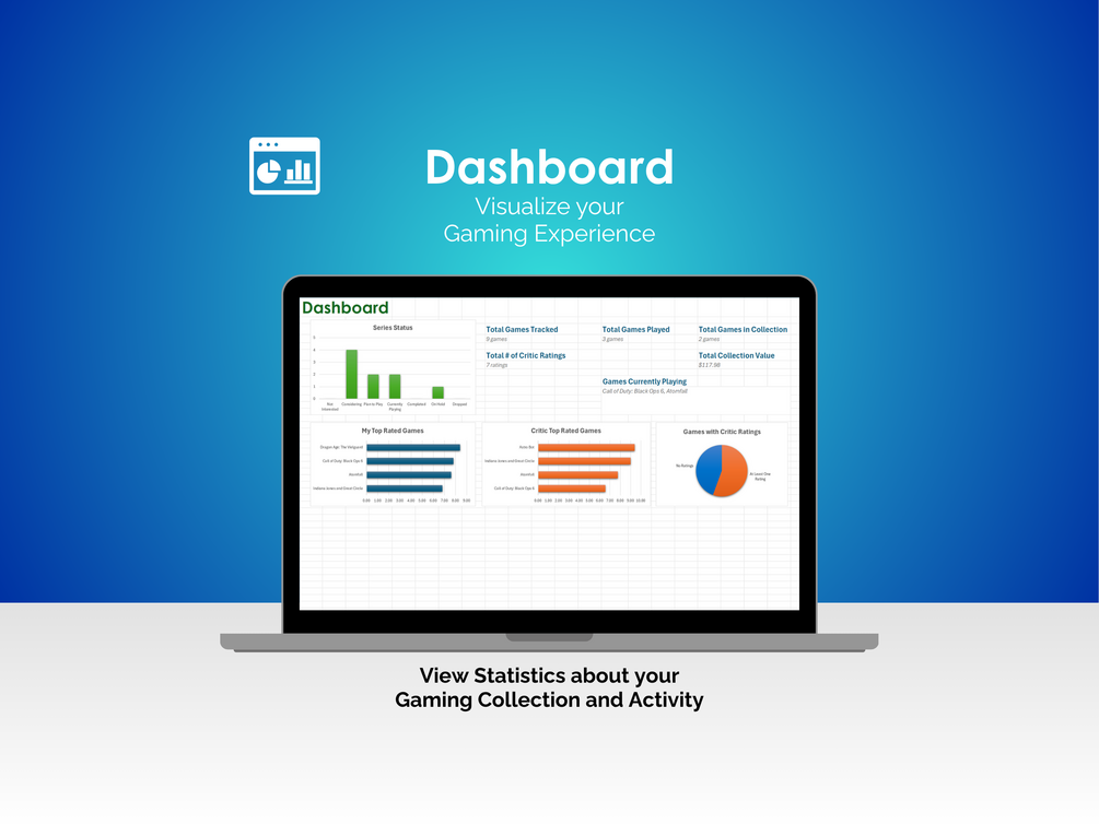 Video Game Tracker - Excel