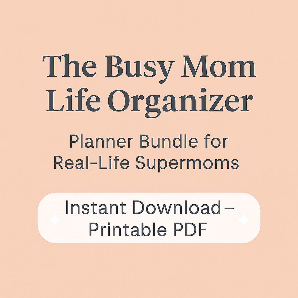 Busy mom life organiser