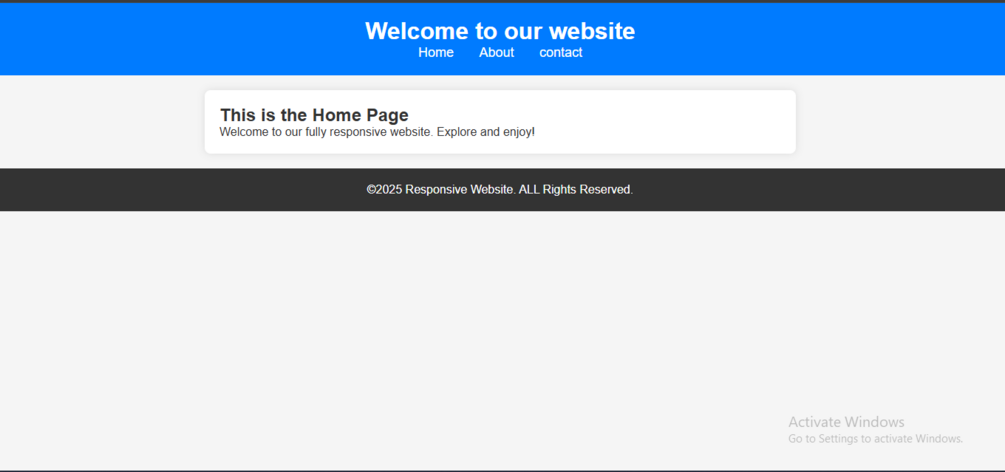 Responsive Business Website Template