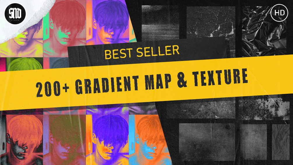 200+ Gradient map & HD Texture
