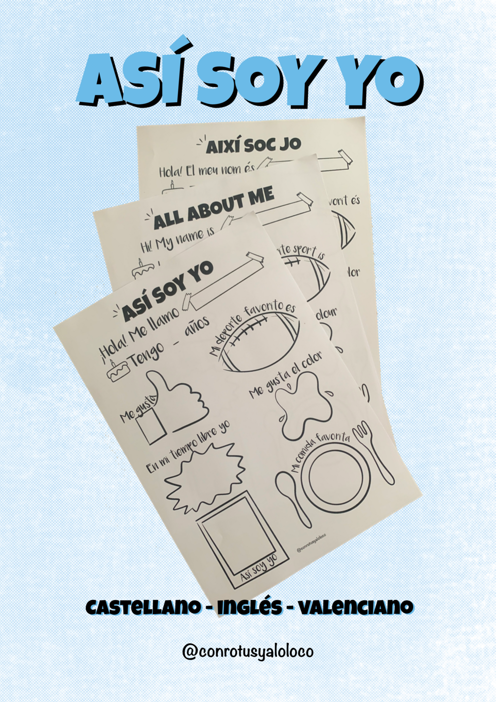ASÍ SOY YO - Cas - Eng - Val