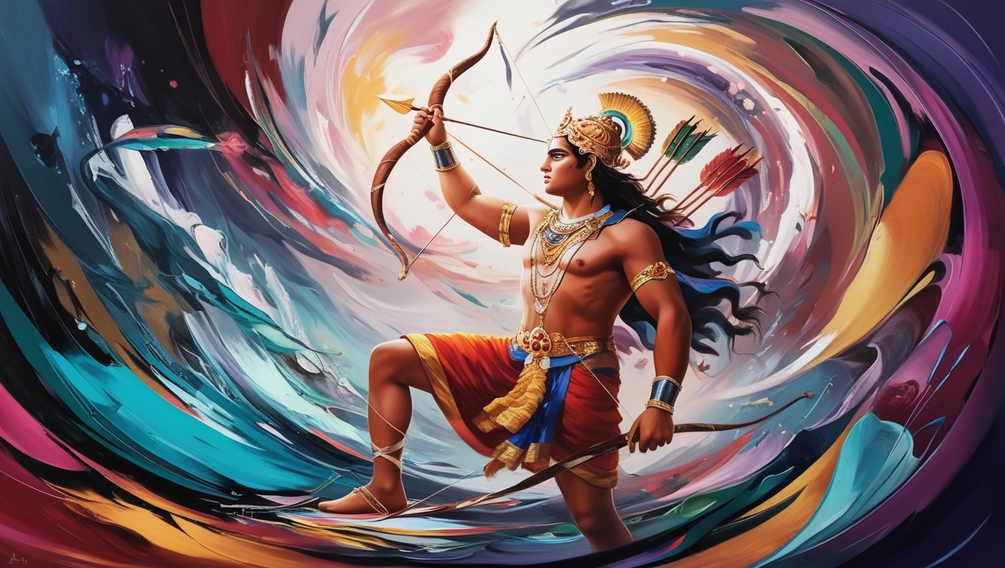 🌟 Divine Art: Abstract Expression Images of Gods 🖼️