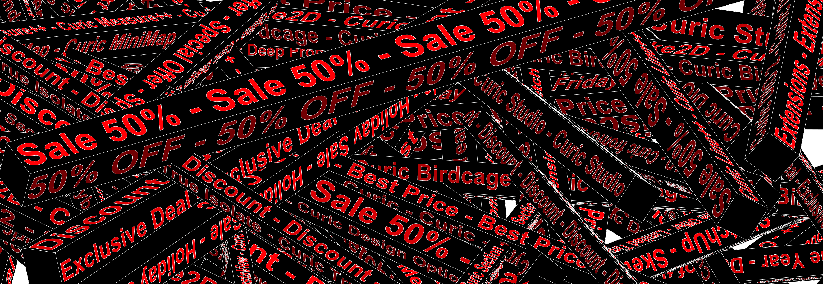 Black Friday – 5O% off all Curic plugins - Curic - SketchUp Extensions