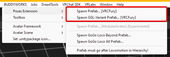 BUDDYWORKS Poses Extension