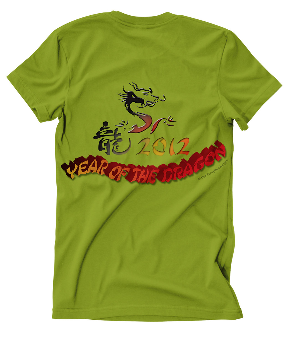 Graphic: "Year of the Dragon" (dragon 4001)