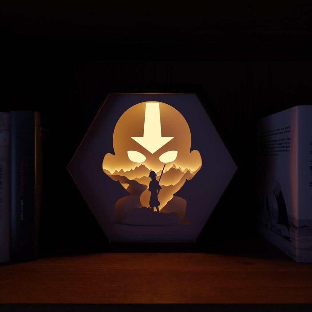 Avatar The Last Airbender Inspired by Diy Light Box Lamp Template - PDF ...