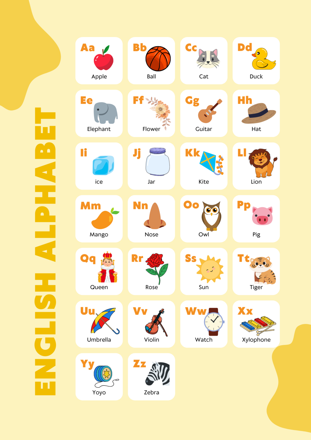 Learn & Play English Alphabet Set