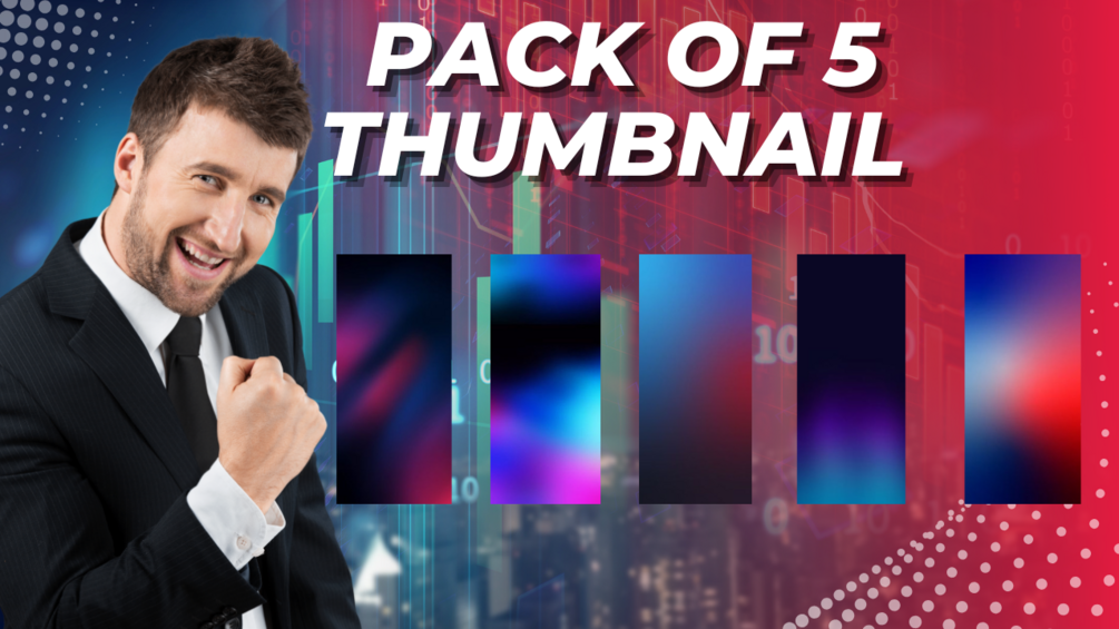 5 Professional YouTube Thumbnails Pack.