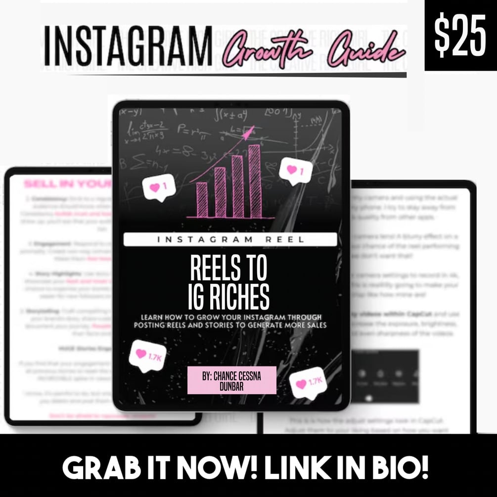 Reels to IG Riches Digital Product Course & Guide