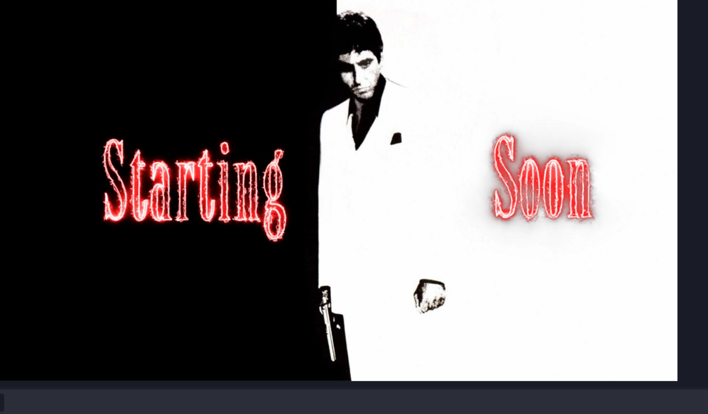 Scarface Animated Overlay Stream Pack
