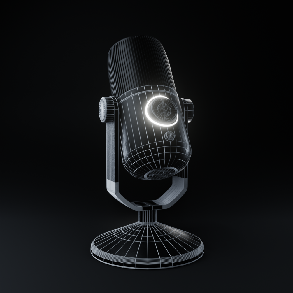 Blender | Model + microphone textures