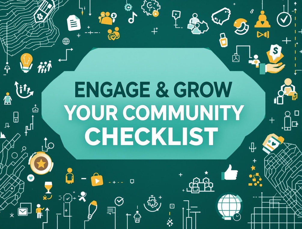 Engage and Grow Your Community Checklist - Free