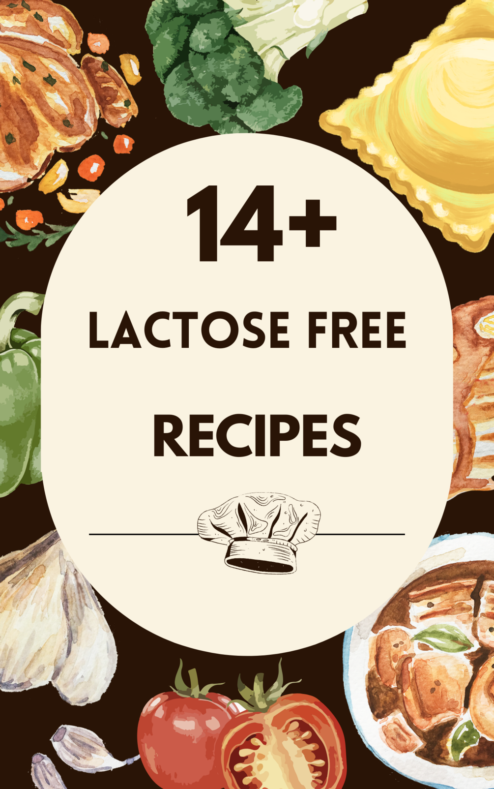 recipe book with 15 lactose free recipe