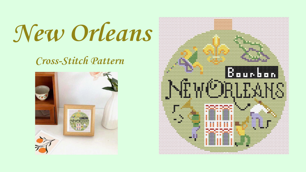 New Orleans Cross-Stitch Pattern