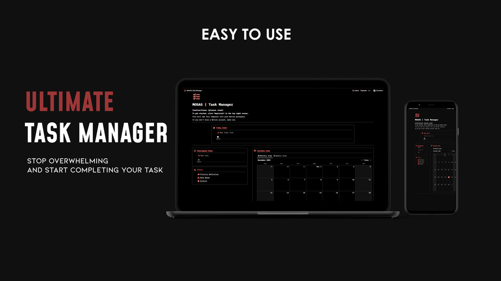 MOSAS | The Ultimate Task Manager