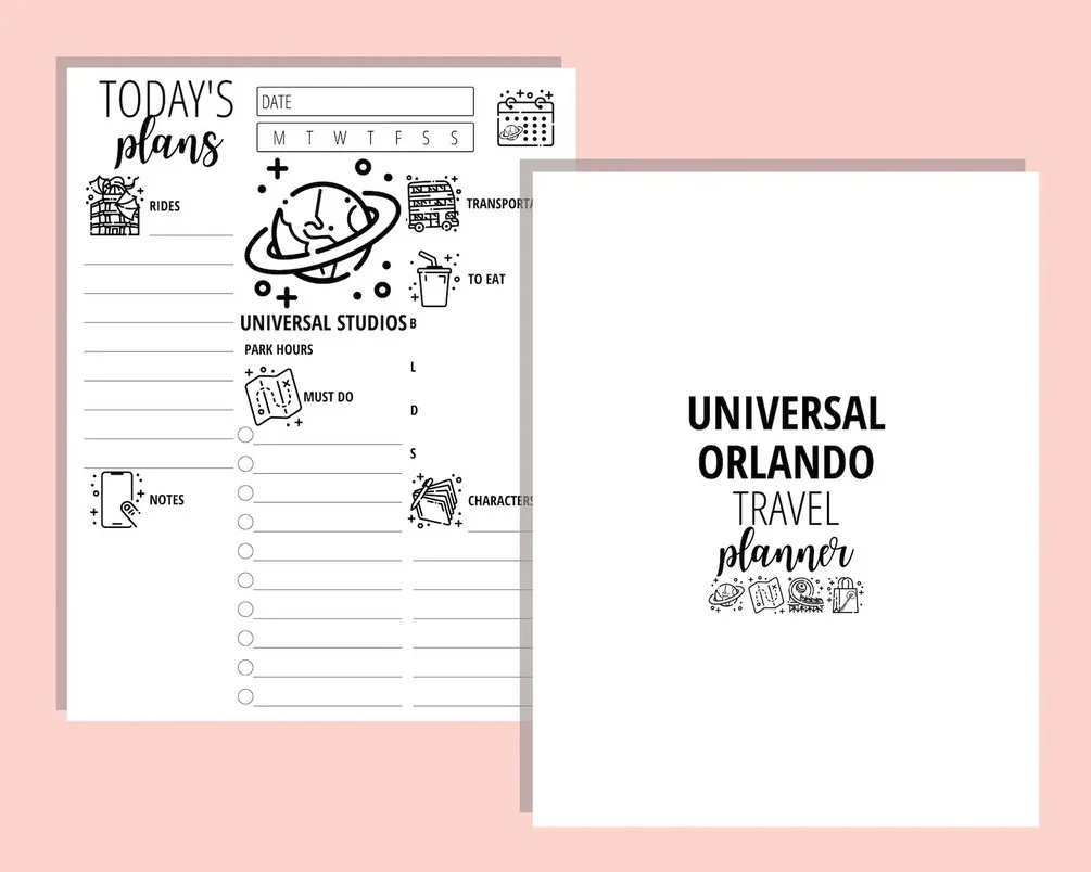 Universal Studios Travel Planner Orlando Trip Planner Universal ...