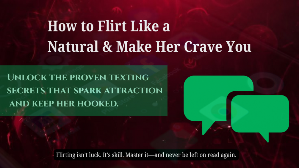 Text Game: How to Flirt Like a Neutral and Make Her Crave You