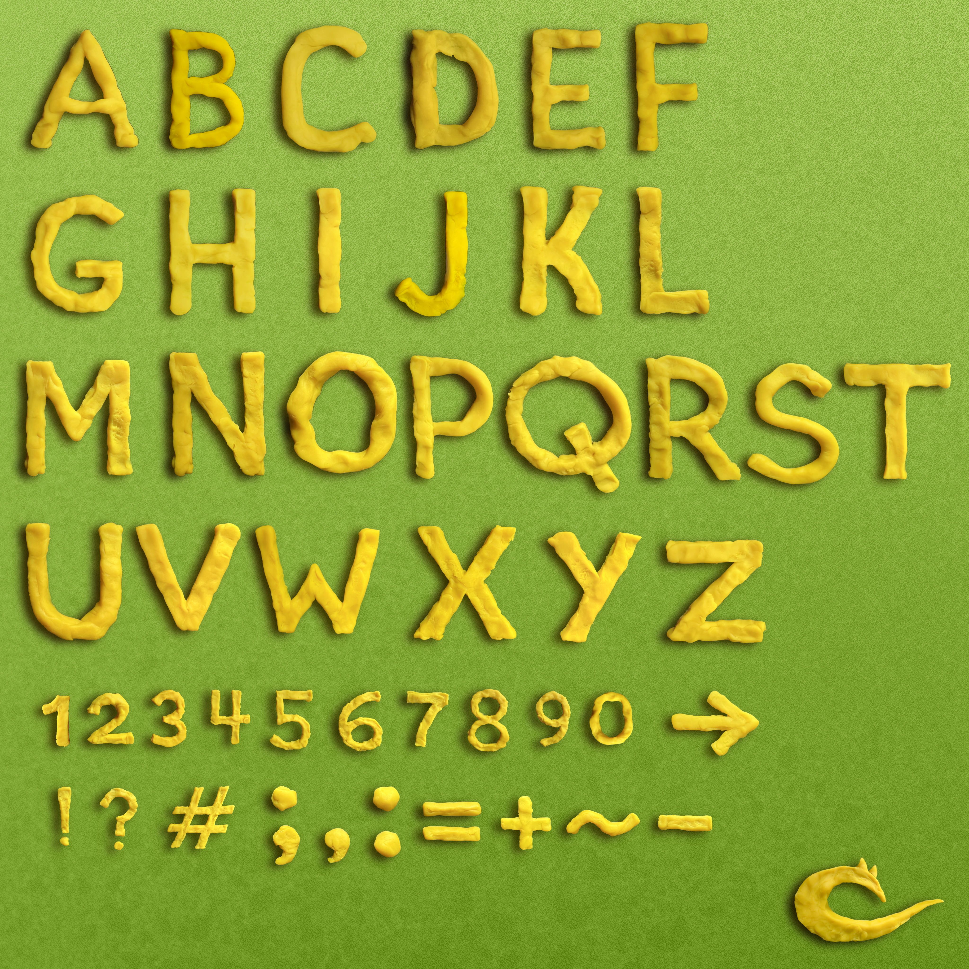 Sculpty Script - FREE Handmade Clay Lettering and Font